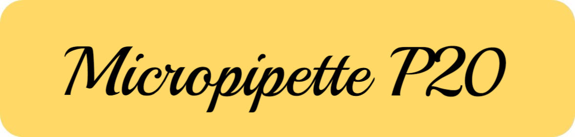 Micropipette P20 – DNATraccia